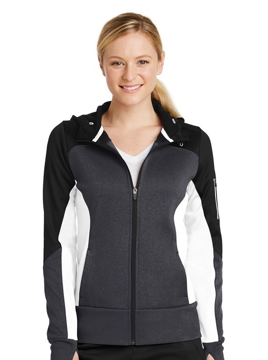 DocuMart of the Midsouth: Sport-Tek Ladies Colorblock Full Zip Hoodie
